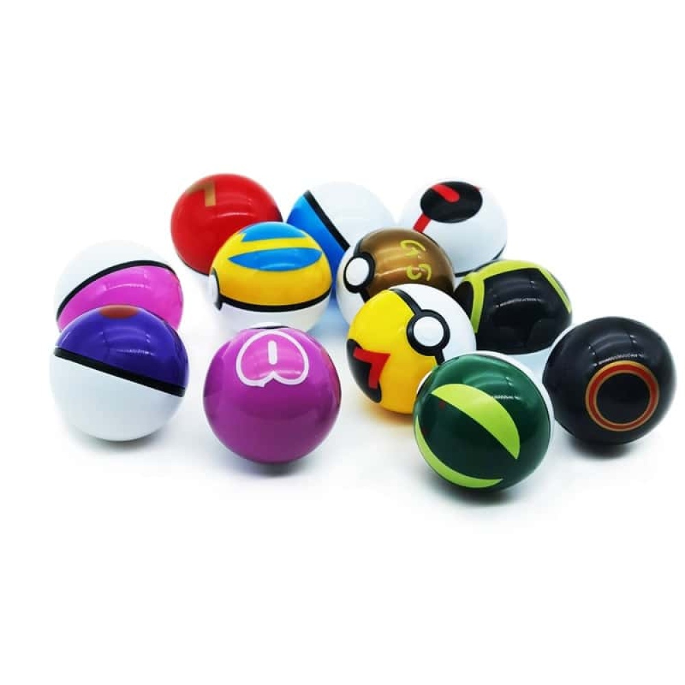 Set van 12 Pokéballs met Pokémon-figuurtjes • Kinder World