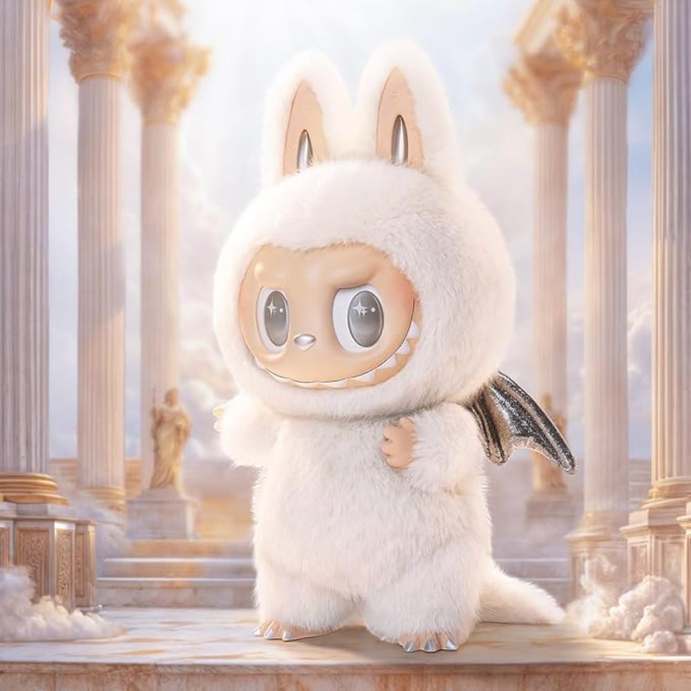 Zimomo Labubu Engel Witte Knuffel • Kinder World