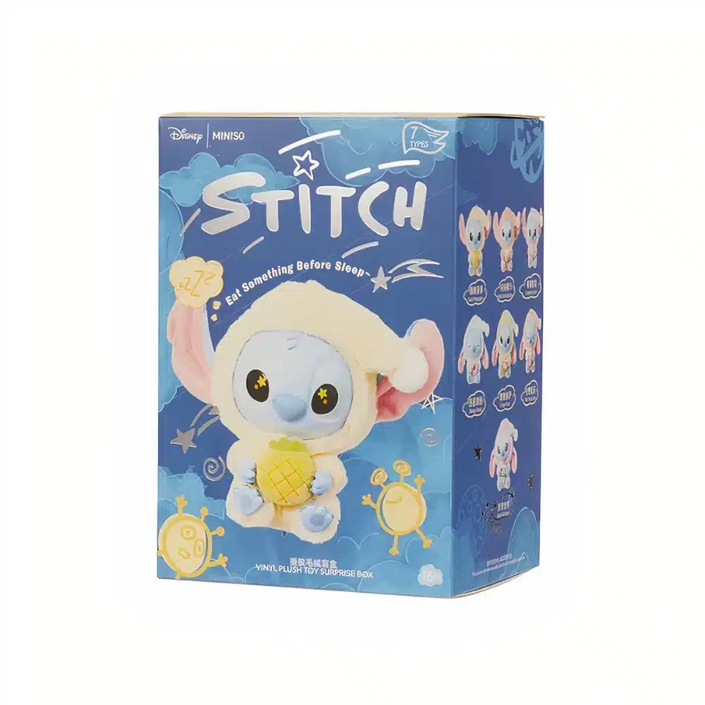 Stitch knuffel Labubu stijl mystery box • Kinder World